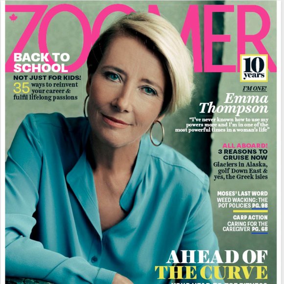 Zoomer Magazine | Office | Magazine Back Issues Zoomer Canada Emma ...